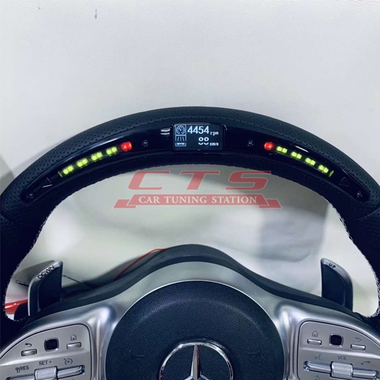 AMG style steering wheel with LED display